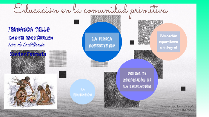 Educación en la comunidad primitiva by Fernanda Tello on Prezi
