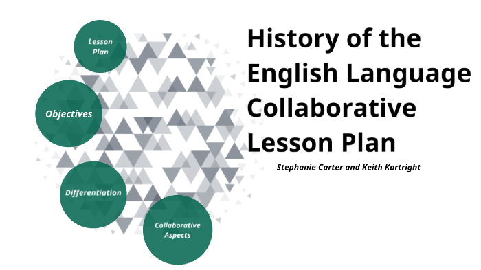 History of English Collaborative Lesson Plan by Stephanie Carter on Prezi