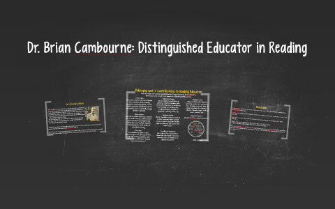 Brian Cambourne: Distinguished Educator in Reading by Ariana ...
