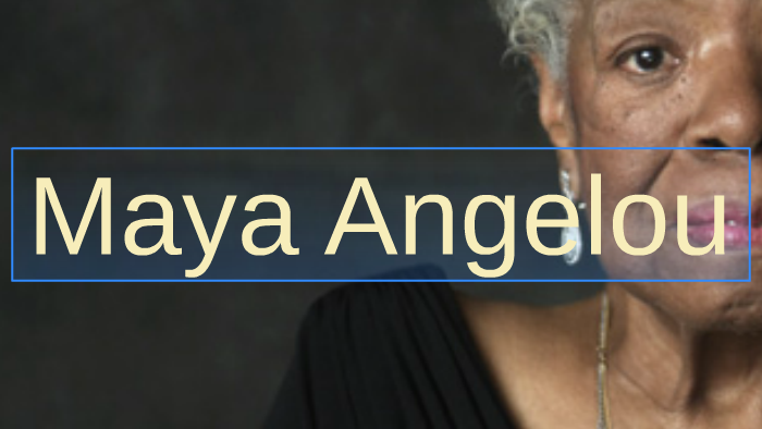 Maya Angelou by Geo Jackson