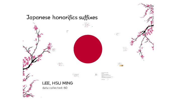 Japanese Honorifics Suffixes by 旭 李 on Prezi