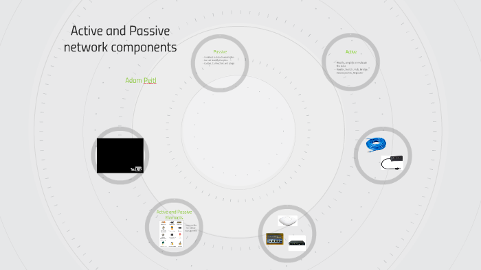 Active and Passive network components by adam peitl on Prezi