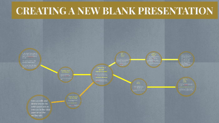 CREATING A BLANK PRESENTATION by Isauro Vergara on Prezi