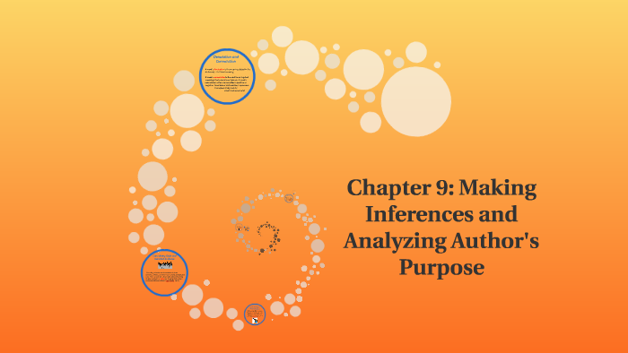 Chapter 9: Making Inferences and Analyzing Author's Purpose by Lauren ...