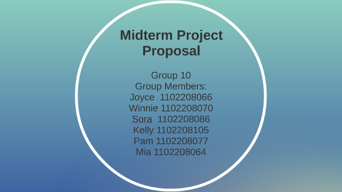 Midterm Project Proposal by 徐 韡 on Prezi