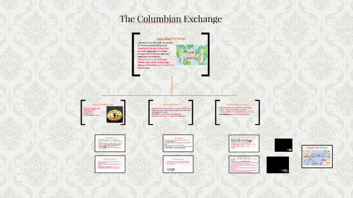 Columbian Exchange Flow Chart