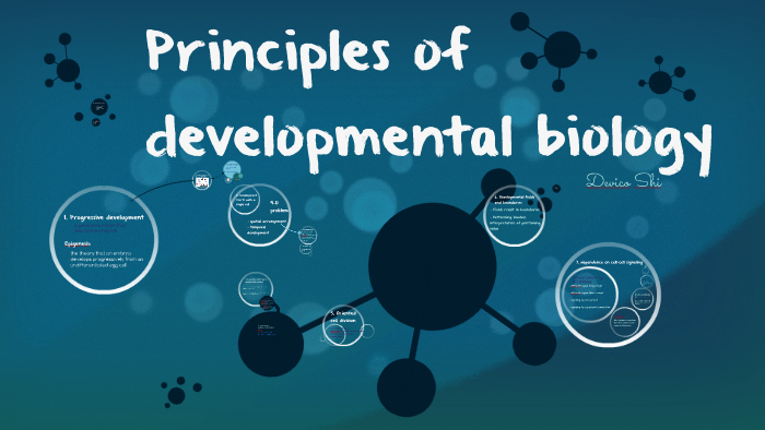 Principles of developmental biology by devico shi