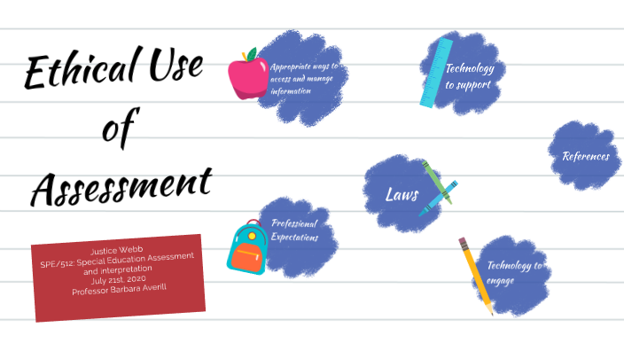 Ethical Use of Assessment by Justice Webb on Prezi