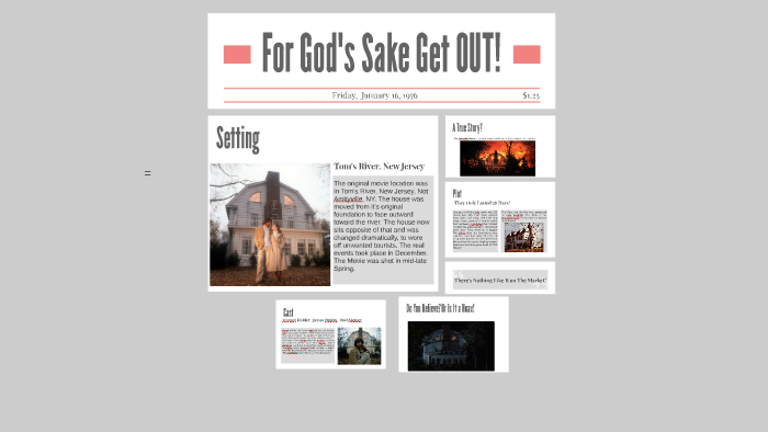 For God's Sake Get OUT! by joseph menjivar on Prezi