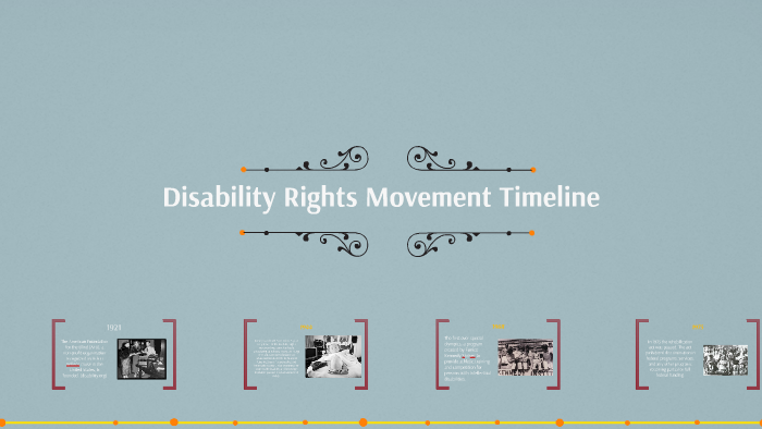 Disability Rights Movement Timeline by Henry O'Connell on Prezi