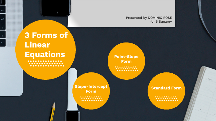 3 Forms of Linear Equations by Dominic Rose on Prezi