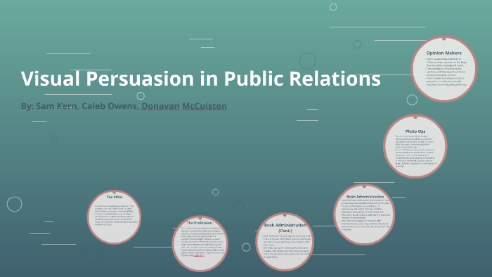 Visual Persuasion in Public Relations by on Prezi