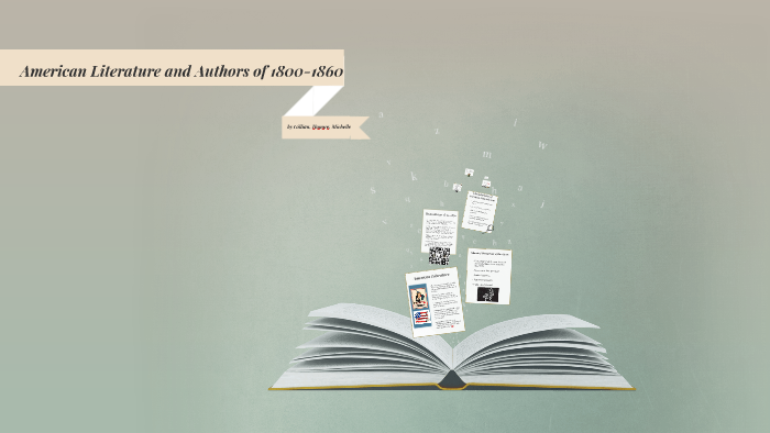American Literature and Authors of 1800-1860 by Michelle Vardapetyan on ...