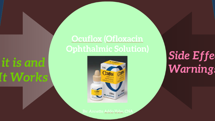 Ocuflox (Ofloxacin Ophthalmic Solution) by Annette Addo on Prezi