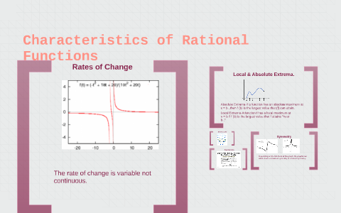 Characteristics of Rational Functions by La'Shawn Gross on Prezi