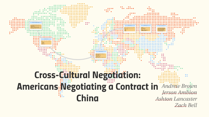 Cross-Cultural Negotiation: by Andrew Brown on Prezi