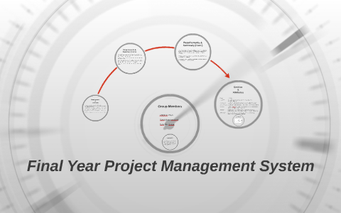 Final Year Project Management System by Tahir Bin Qaiser on Prezi