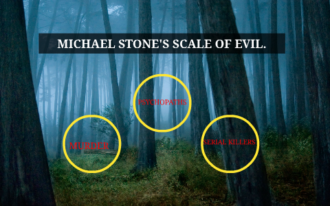 MICHAEL STONE'S SCALE OF EVIL. by jaionna hunt on Prezi