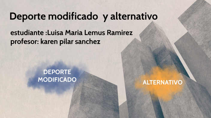 deporte modificado y alternativo by Luisa Ramírez on Prezi