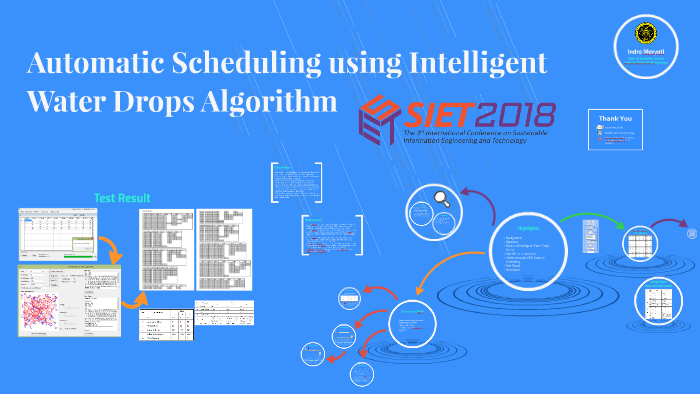 Automatic Scheduling Using Intelligent Water Drops Algorithm by Indra ... Automatic Scheduling Using Intelligent Water Drops Algorithm by Indra ...