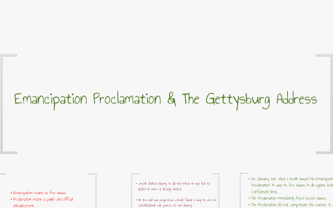 The Gettysburg Address & the Emancipation Proclamation! by Stephanie ...