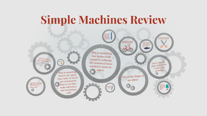 Simple Machines Review by Meghan Vismara on Prezi