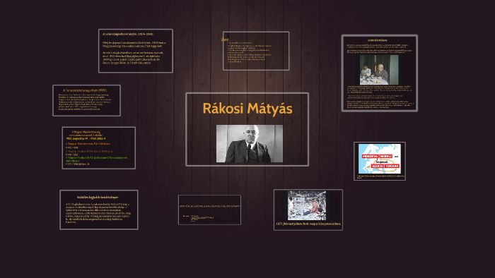 Rákosi Mátyás by Dániel Farkas on Prezi