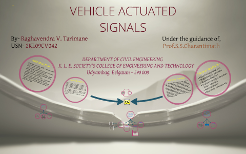 VEHICLE ACTUATED SIGNAL by Raghavendra Tarimane on Prezi