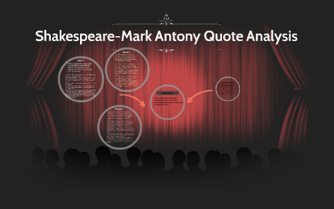Shakespeare-Mark Antony Quote Analysis by Thusorthana Smith on Prezi