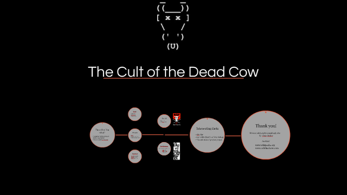 The Cult of the Dead Cow by Paco Proto on Prezi