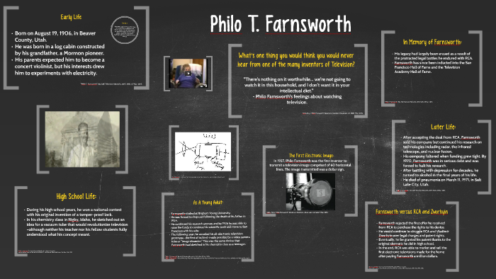 Philo T. Farnsworth by Antionette Holford on Prezi