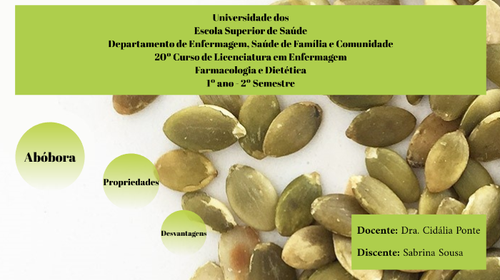 Pevides de Abóbora by sabrina sousa on Prezi
