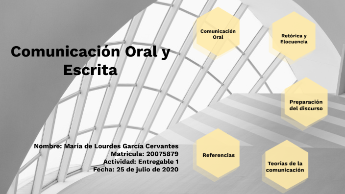 ENTREGABLE 1 COMUNICACIÓN ORAL Y ESCRITA by Lourdes García on Prezi