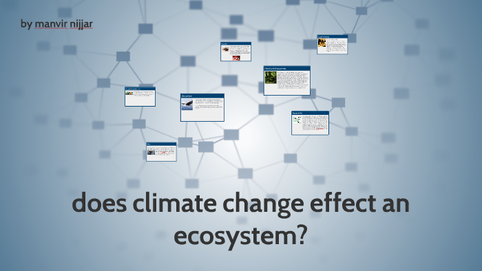 How does a climate change effect an ecosystem? by manvir nijjar on Prezi