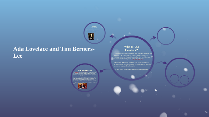 Ada Lovelace and Tim by Lucy Askey on Prezi