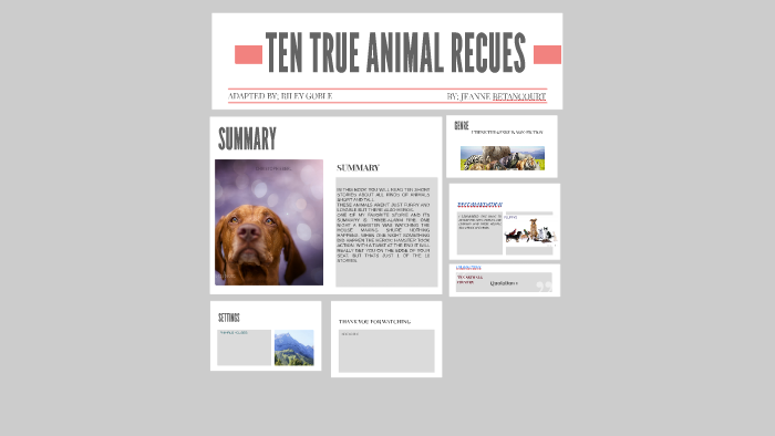 TEN TRUE ANIMAL RECUES by Riley Goble on Prezi