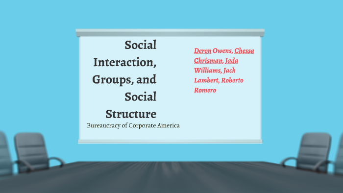 Social Interaction, Groups, and Social Structure by Jada Williams
