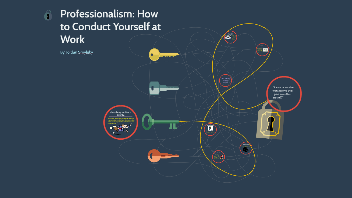 Professionalism: How to Conduct Yourself at Work by Jordan Smylsky on Prezi
