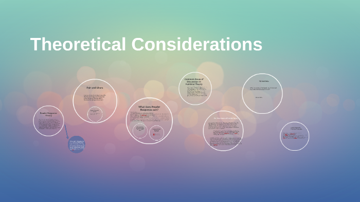 Theoretical Considerations by Kelly Candelaria on Prezi