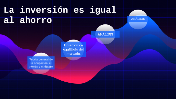 La inversión es igual al ahorro by on Prezi