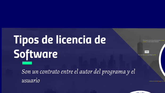 Tipos de licencia de Software by Armando Borda on Prezi