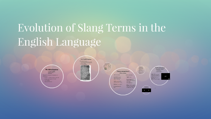 Evolution of Slang Terms in the English Language by Michelina ban on Prezi