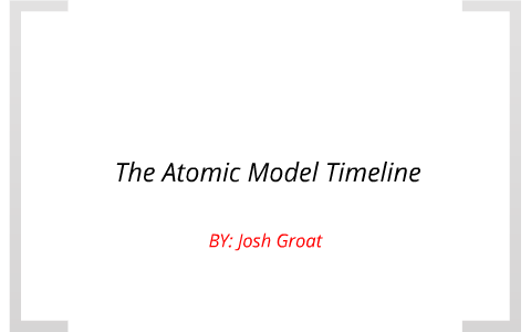 The Atom model timeline by Josh Groat on Prezi