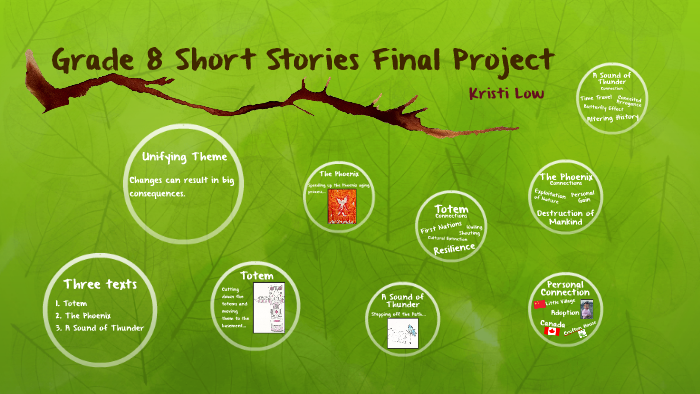 Grade 8 Short Stories Final Project by Kristi Low on Prezi