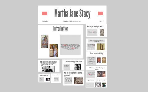 Martha Jane Stacy by Staci Coleman on Prezi
