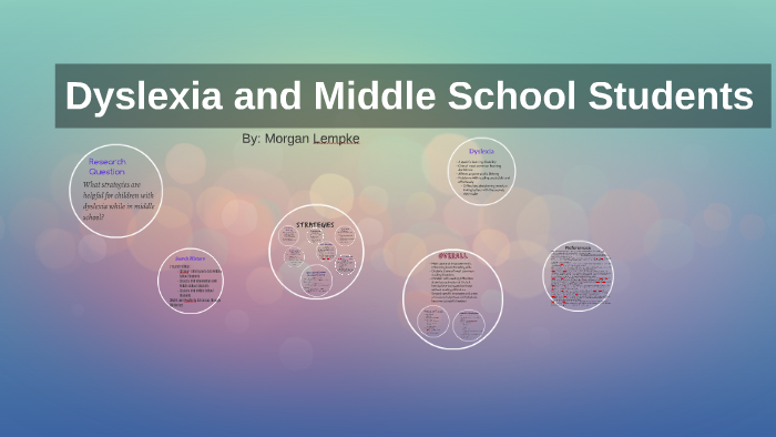 Dyslexia and Middle School Students by Morgan Lempke on Prezi