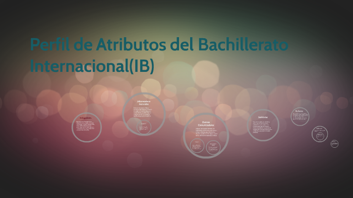 Perfil de Atributos del Bachillerato Internacional(IB) by Daniel ...