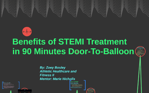 Benefits of STEMI Treatment in 90 Minutes Door-To-Balloon by Zoey ...