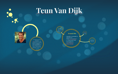 Teun van Dijk by Stefanis Fernandez