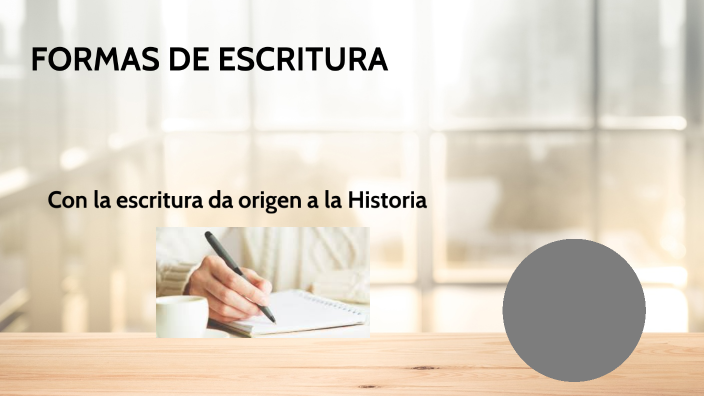 FORMAS DE ESCRITURA by Laura Berrones on Prezi